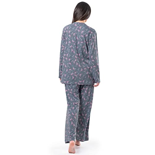 Fruit of the Loom Women's Breathable Tank Top, Pant, and Cardigan Sleep Set, Floral Print, 3X