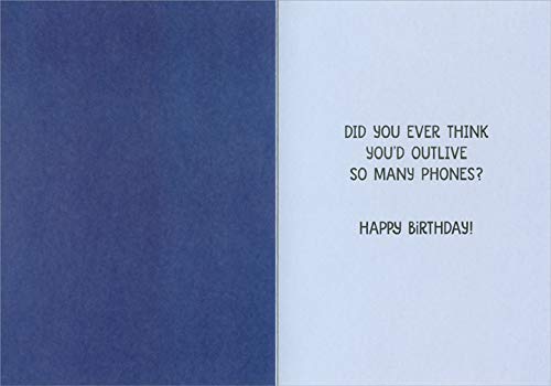 Designer Greetings Eleven Phones : Old Rotary Style to Cell Funny/Humorous Birthday Card