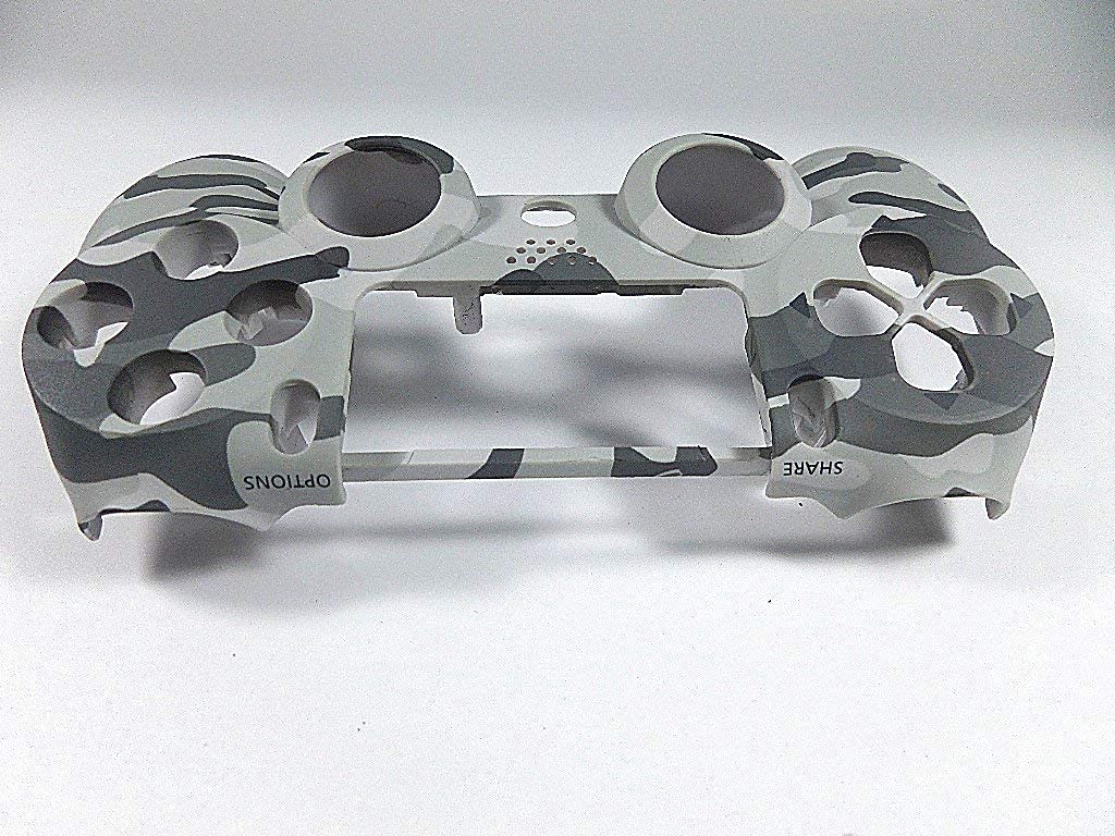 Camouflage Matte Front Faceplate Shell Case for Sony PS4 Controller Old Version Controller JDS 010 Replacement