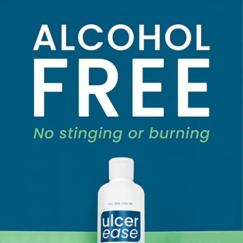 UlcerEase Anesthetic Mouth Rinse, Bottle, Updated Packaging, 6 Fl Oz