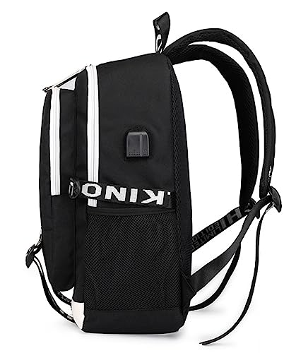 FSRONGXI 17Inch Bankugo Backpack Toga Laptop Backpacks Large Casual Daypack Anime Backpack with USB Charging Port (A)
