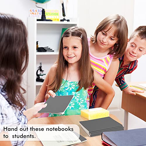 feela 16 Pack Soft Cover Journal Bulk, Lined Notebooks College Ruled for Work for Women Girl Writing, Blank Travel Journal Note Taking Notebook School Business Supplies, 8.2β x 5.5β, A5, Gray