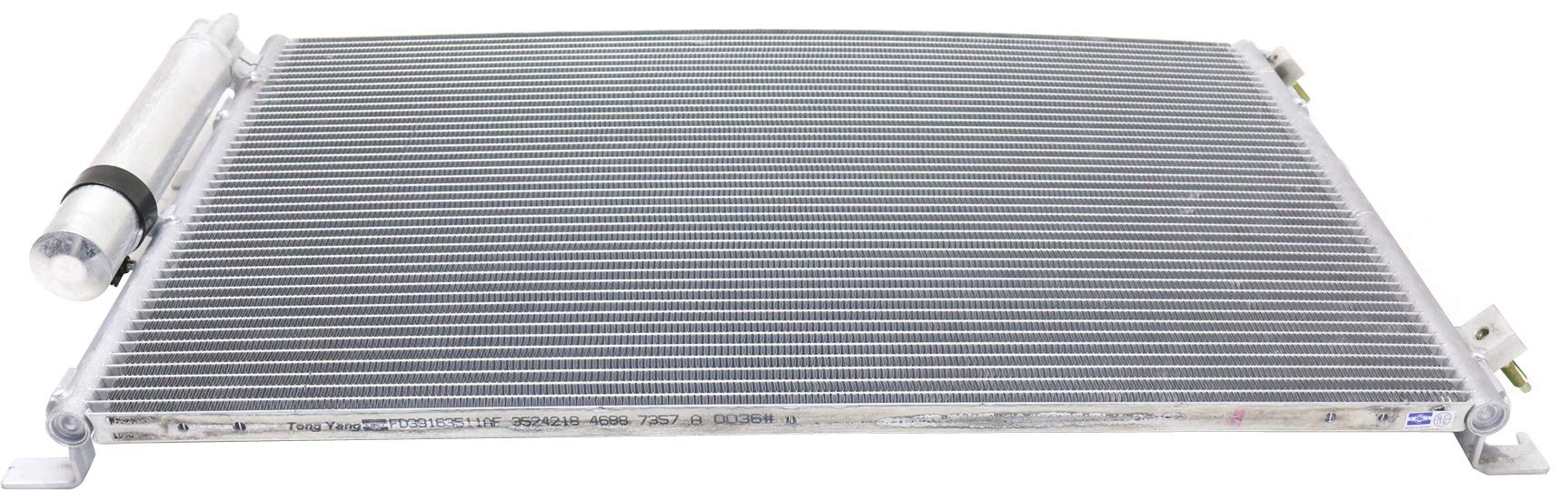 Kool-Vue A/C Condenser Compatible with 2015-2022 Ford Mustang With Receiver Drier Aluminum FO3030247