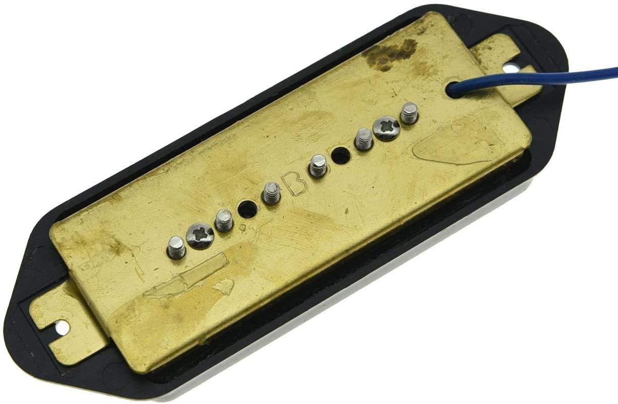 KAISH Black P90 High Power Sound Dogear Type BRIDGE Pickup Soapbar Guitar Pickups