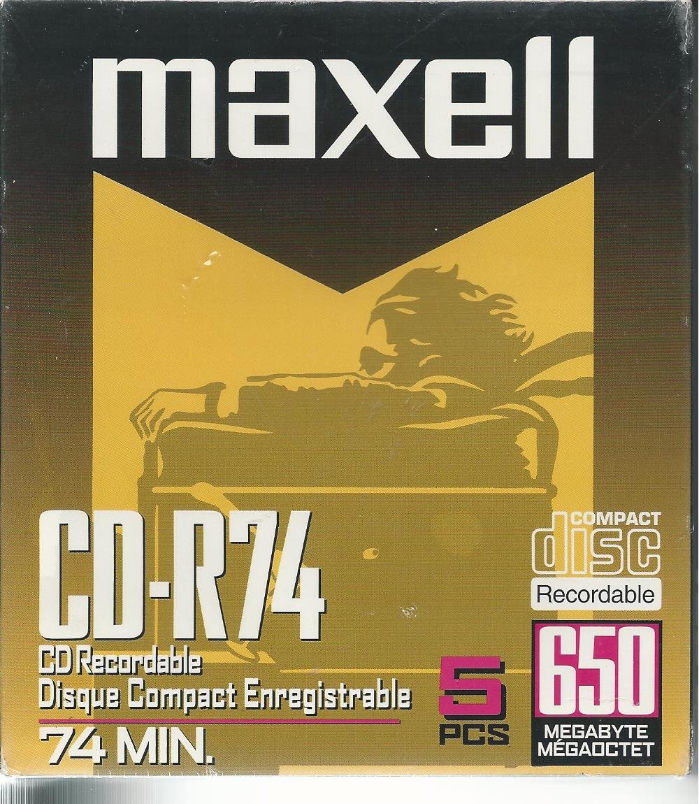 Maxell Digital Media CD-R 74-Minute (5-Pack)