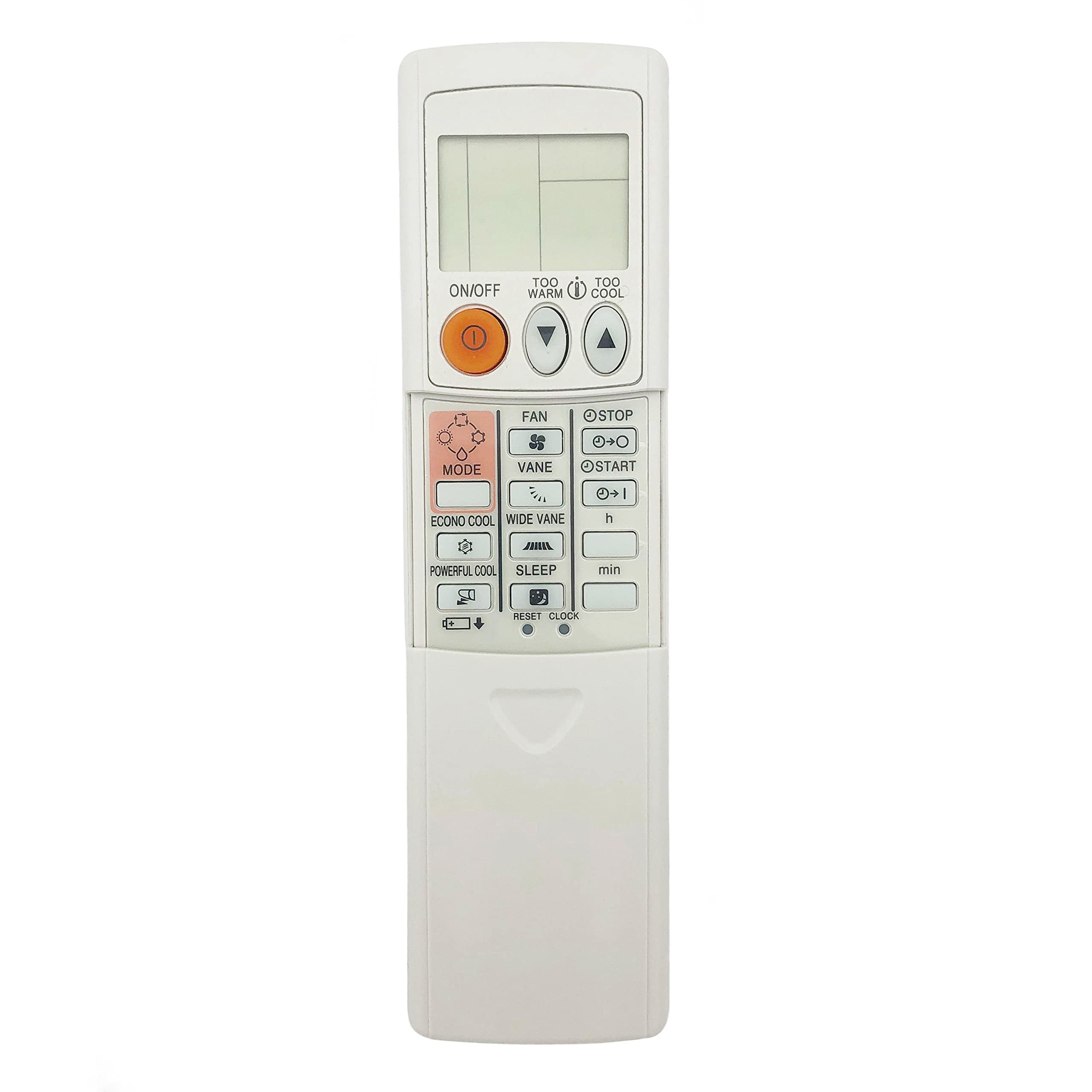 Souldershop Replacement Compatible for Mitsubishi Air Conditioner AC Universal Remote for Most Models MSZ-A12NA MSZ-GE09NA MSZ-A15NA MSZ-D30NA (Only Display in Celsius, Can't Change to Fahrenheit)