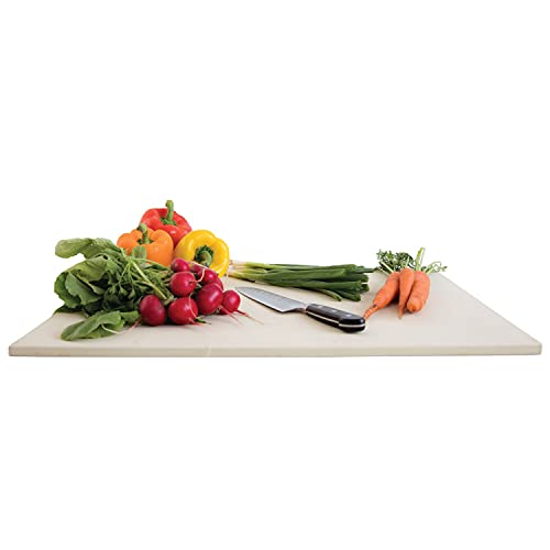 NoTrax 12" x 18" x 0.5" Sani-Tuff T45 Natural Rubber Cutting Board, Non-Skid Professional-Grade, Made in USA, T45S2012BF