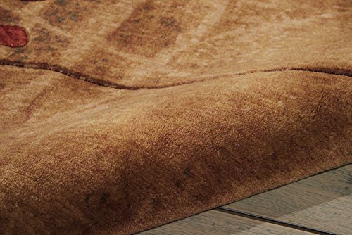 Nourison Somerset Rustic Latte 2'3" x 8' Area-Rug, Easy-Cleaning, Non Shedding, Bed Room, Living Room, Dining Room, Kitchen (2x8)