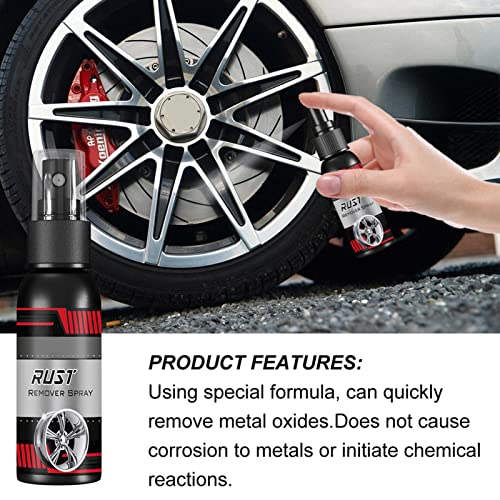 Hulzogul 30/100ml Car Rust Remover Wheel Cleaner, Auto-Rost-Entferner, Car Rust Remover, Rim and Tyre, Car Maintenance Cleaning Rust Remover