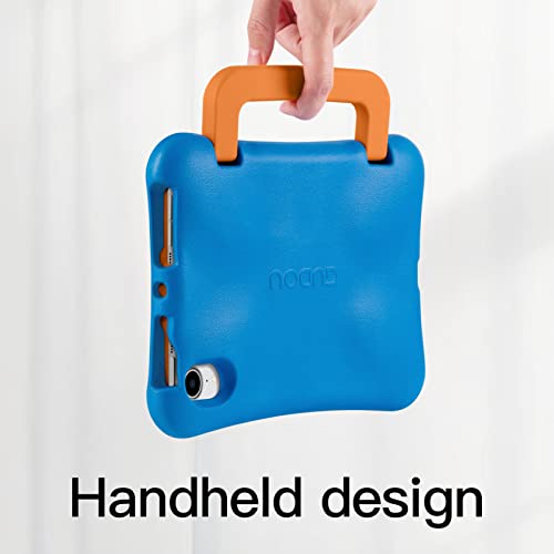 LeiJue Kids Case for 2021 iPad Mini 6, Light Weight Heavy Duty/Shockproof/Drop Proof with Handle/Kickstand, Child Friendly Protective Cover for iPad Mini 6th Gen 8.3inch (Blue)