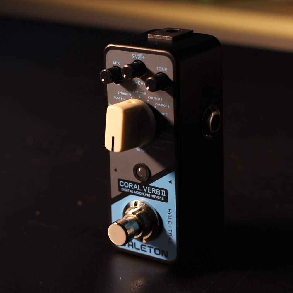 VALETON Coral Verb II Digital Reverb Guitar Effects Pedal