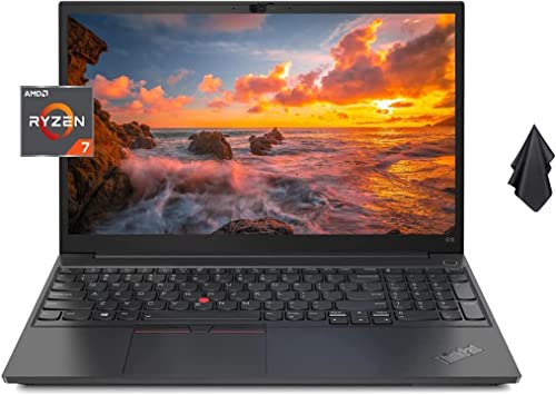 Lenovo ThinkPad E15 Gen 3 Business Laptop, 15.6" FHD IPS Anti-Glare Display, AMD Ryzen 7 5700U, 16GB RAM, 1TB NVMe PCIe SSD, HDMI, Webcam, WiFi 6, Camera Privacy Shutter, Windows 11 Pro