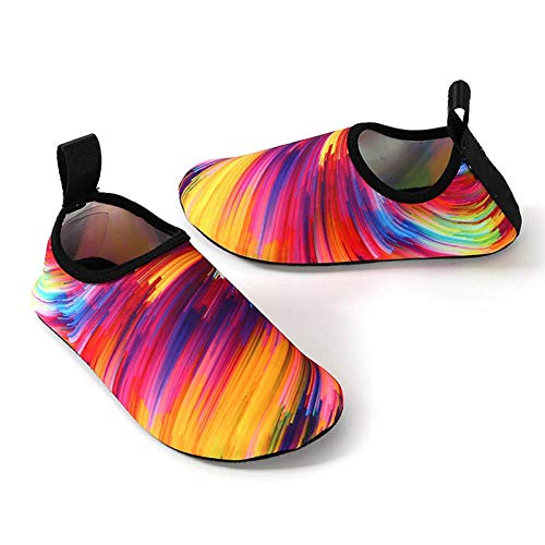 Beach Summer Surf Exercise Water Socks Yoga Outdoor Shoes Couples Swim Women's Womens Go Walk Steady Sneaker Multicolor