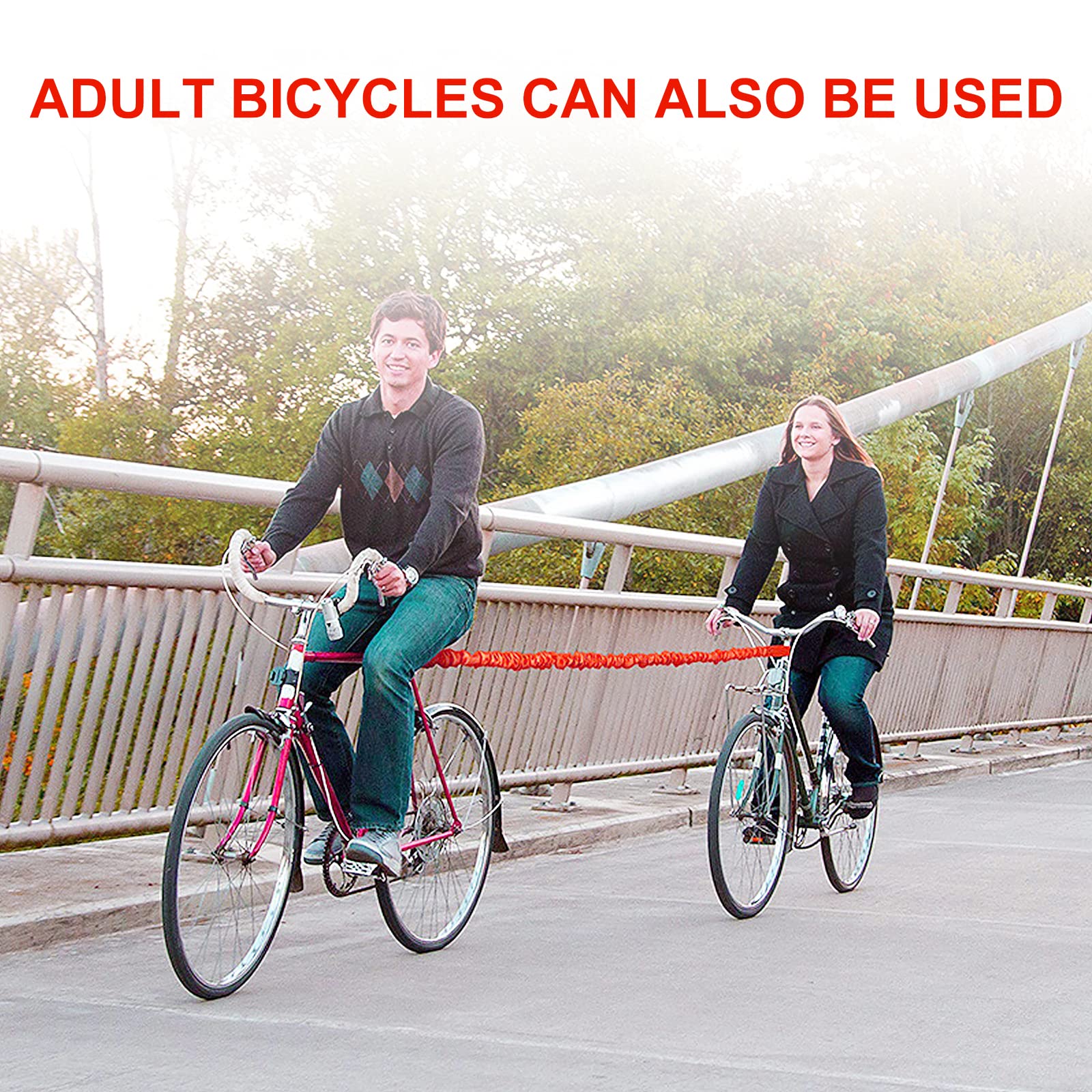 Child Bike Tow Rope Child Bike Stretch Bungee Cord Biking Strap