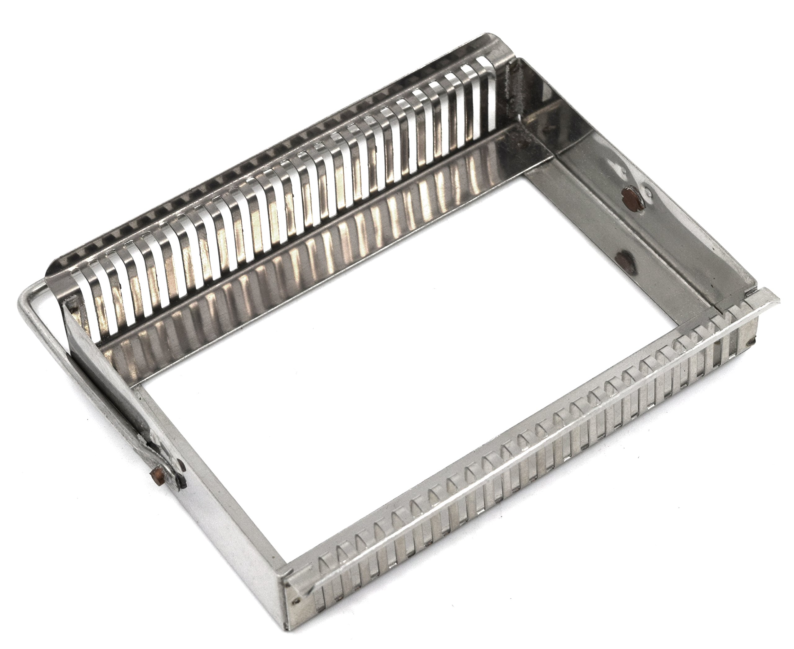 EISCO Staining Rack, 25 Slides, Aluminum with Handles