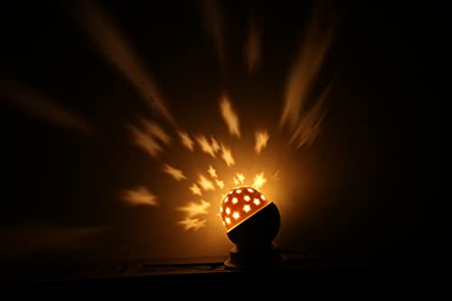Toyunia Star Night Light for Kids Star Night Light for Kids Bedroom Girls Night Light Starry Night Light Projector Plug in Night Light for Kids with Timer (Plug in Rotating, 3000K)