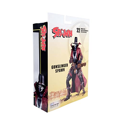 McFarlane Toys - Spawn Gunslinger 7" Action Figure with Gatling Gun and Accessories