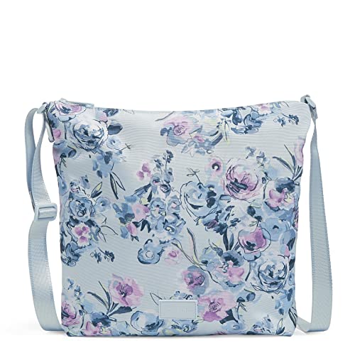 Vera Bradley Women's Recycled Lighten Up Reactive Hipster Crossbody Purse, Fresh-Cut Bouquet, One Size