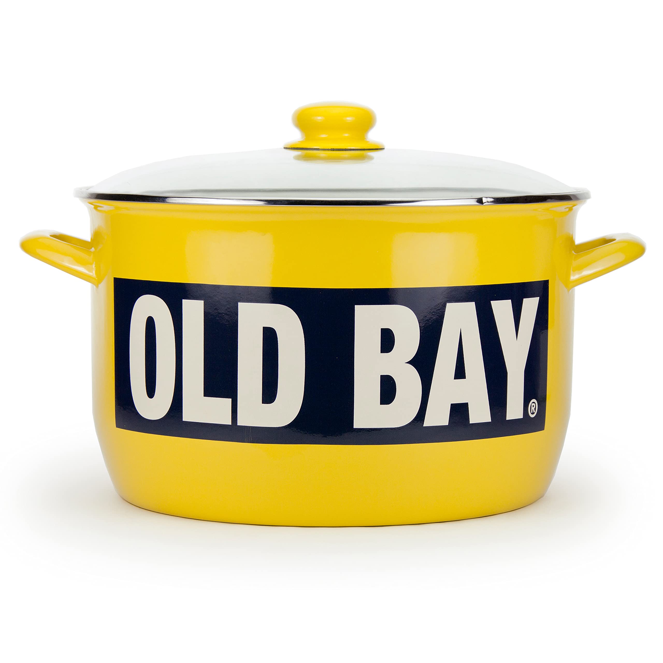 Golden Rabbit Enamelware - 18qt Stock Pot (Old Bay)