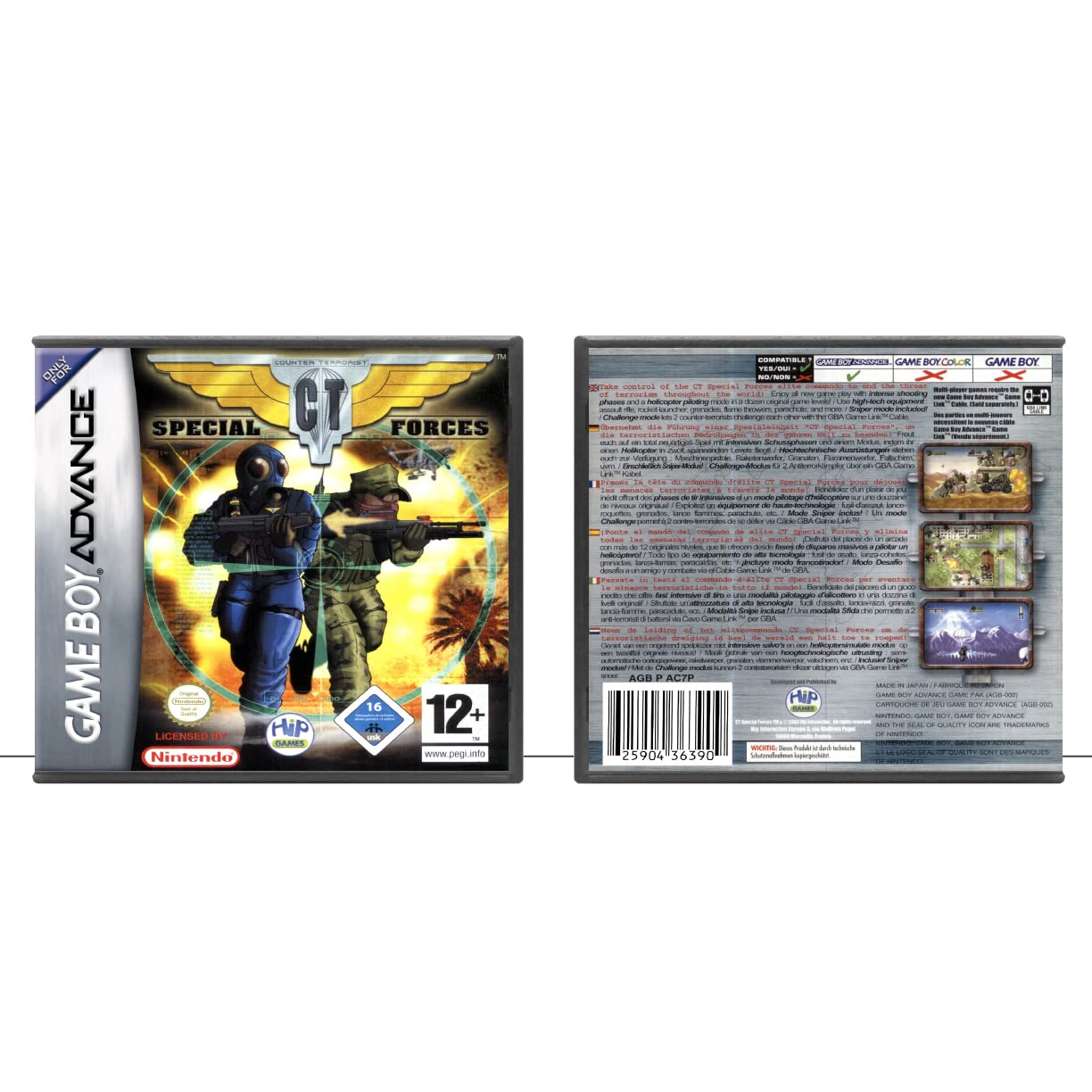 CT Special Forces (PAL) | (GBA) Game Boy Advance - Game Case Only - No Game