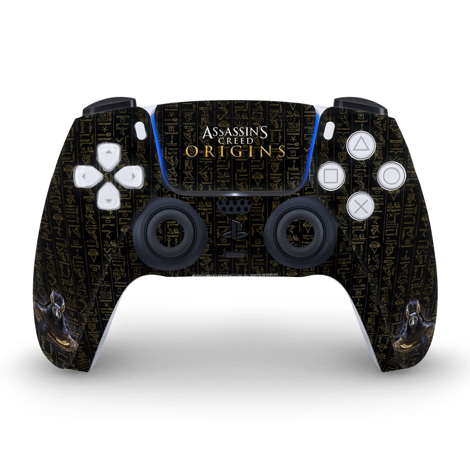 Head Case Designs Officially Licensed Assassin's Creed Hetepi Origins Character Art Vinyl Faceplate Gaming Skin Decal Compatible With Sony PlayStation 5 PS5 Digital Console and DualSense Controller