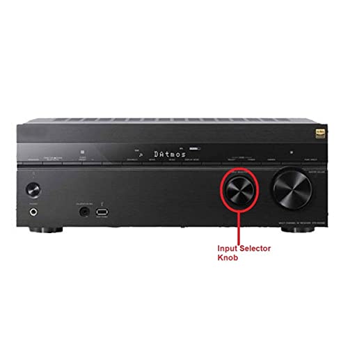 Function Menu Input Selector Knob Compatible with Sony Multi Channel AV Receiver Audio System