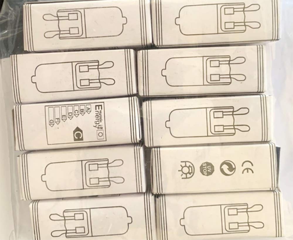 G9 Halogen Bulb 20W T4 JD Type Bulb 120 Volt Xenon Lamp G9 Base Bi Pin Halogen House Hold Light for Under Cabinet Light Pendant Accent Microwave Light 2700K Warm White Crystal Clear Pack of 10