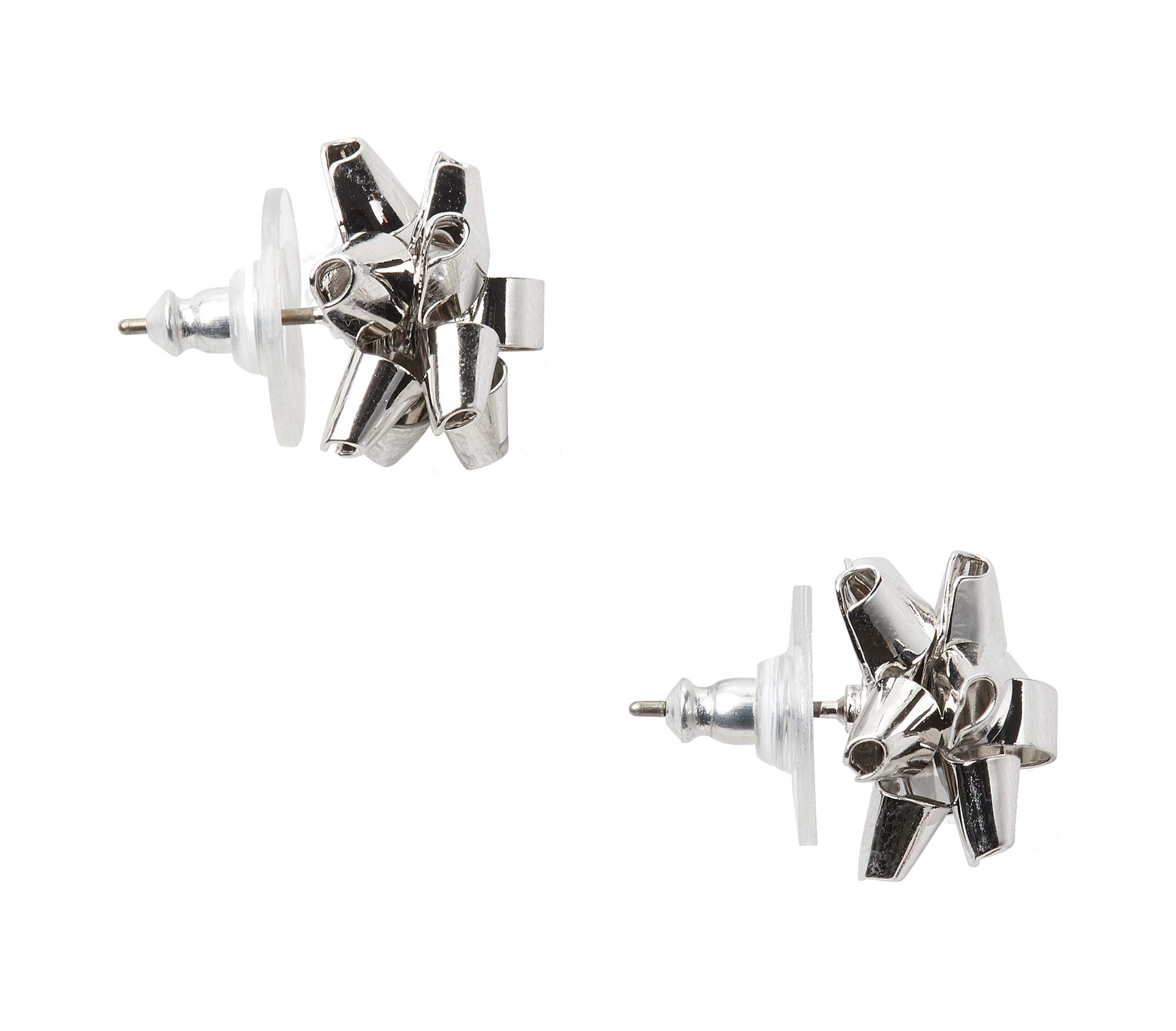 Kate Spade New York Studs Earrings Bourgeois Bow Silver