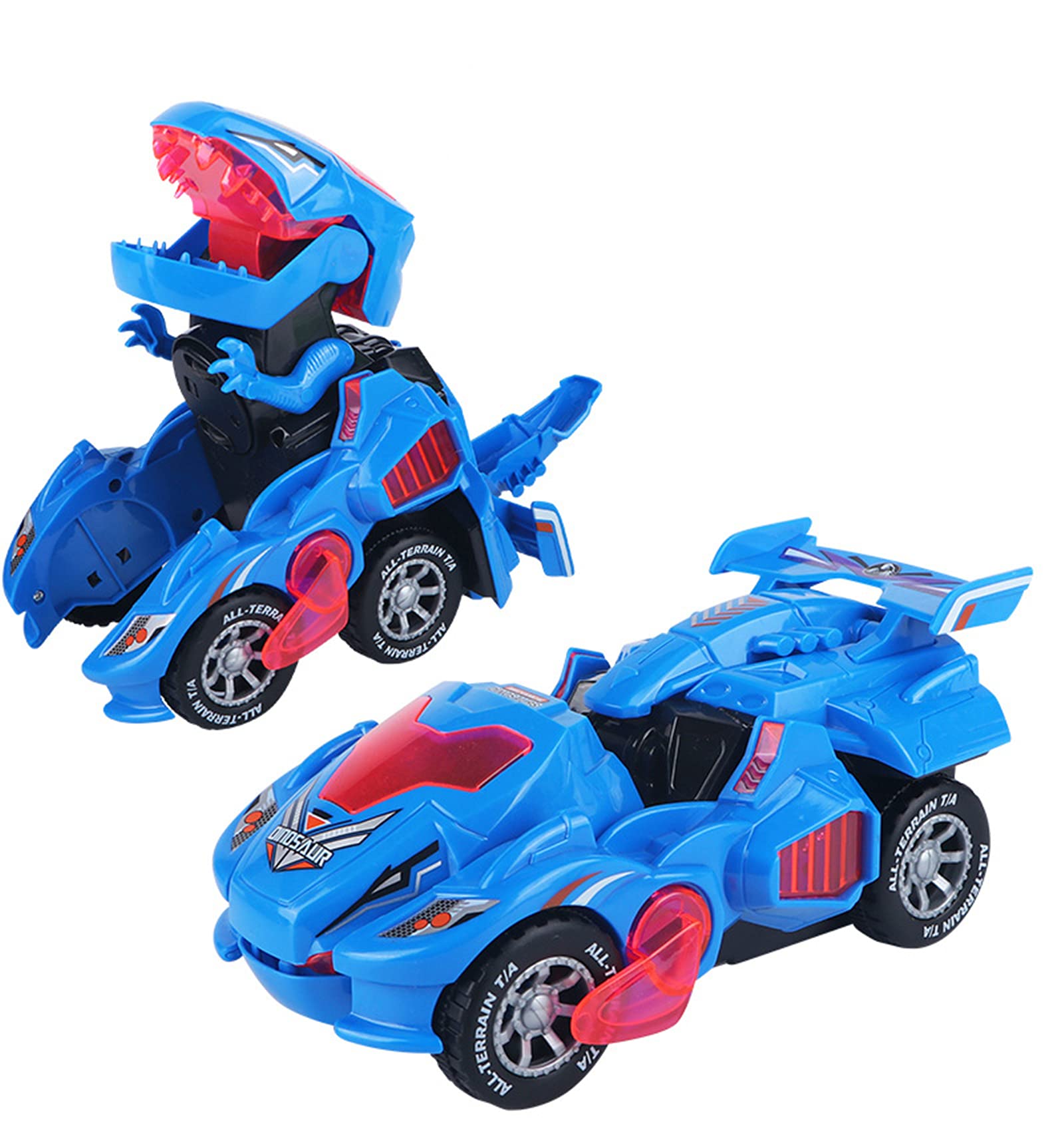 Transformer Toys for 3 4 5 Year Old Boys, Dinosaur Toys for 3-6 Year Old Boys Toys Dinosaurs Toy CarďźChristmas BirthdayďźDino Toy Cars Birthday Gifts for Toddlers Boys Girls