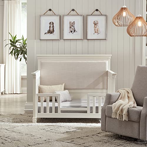 NAMESAKE Darlington 4-in-1 Convertible Crib in Warm White, Greenguard Gold Certified