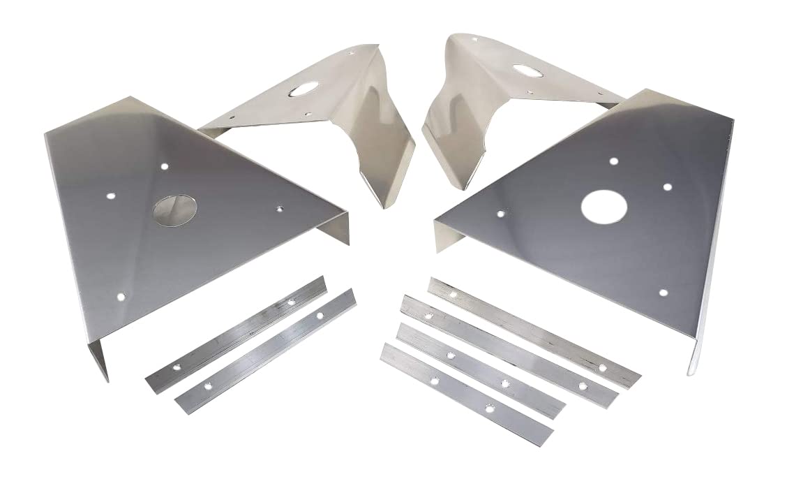 PBR Products compatible with Honda Pioneer 700 Front and Rear A-Arm Guards/skid plates For 2017-2025
