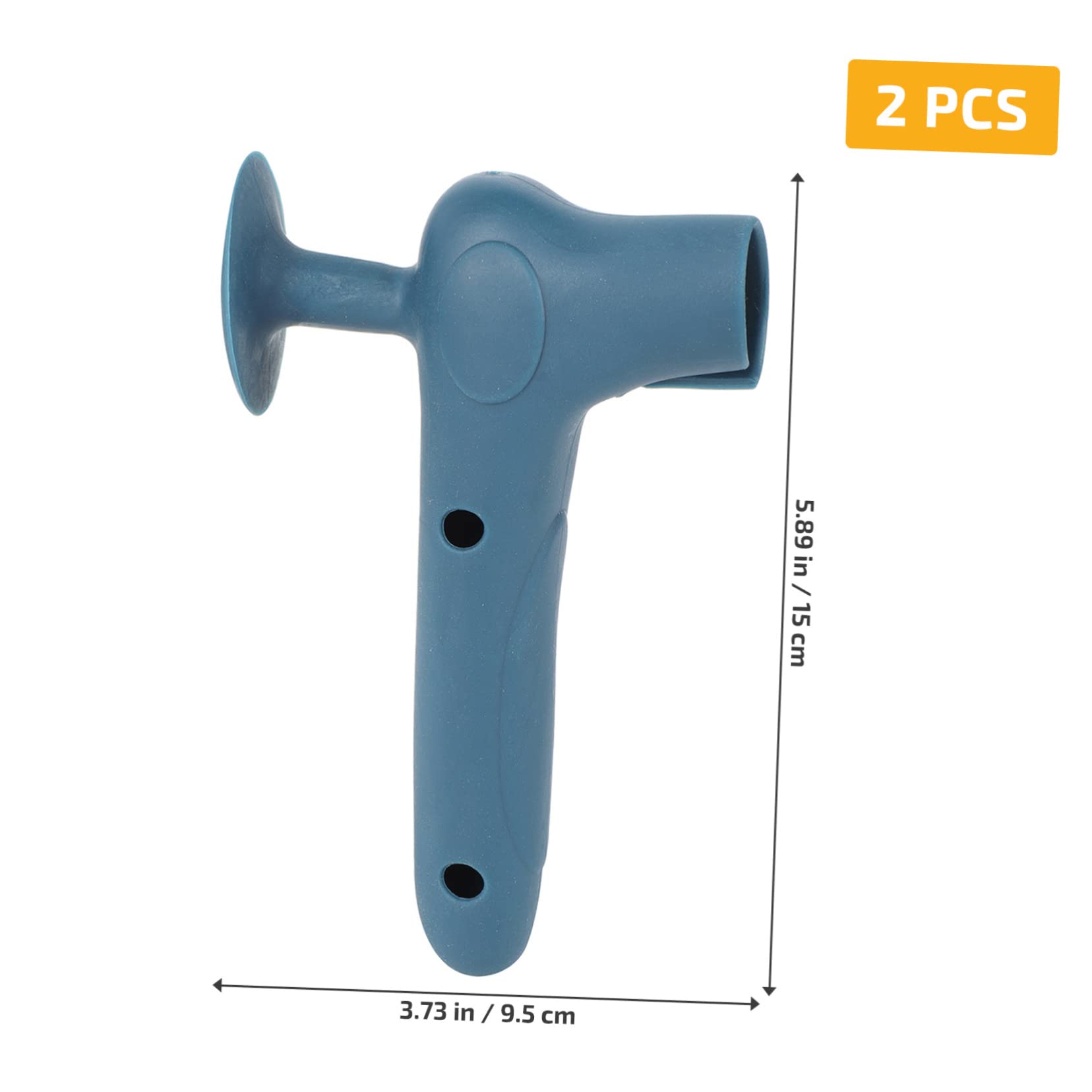 Door Handle Wall Protector 2pcs Protectors Silicone Covers Door- Green Shape Doorknobs Sleeve Noise Knob Cover Bumper Cabinets with Reusable Silencer Anti- Protector Handle Door