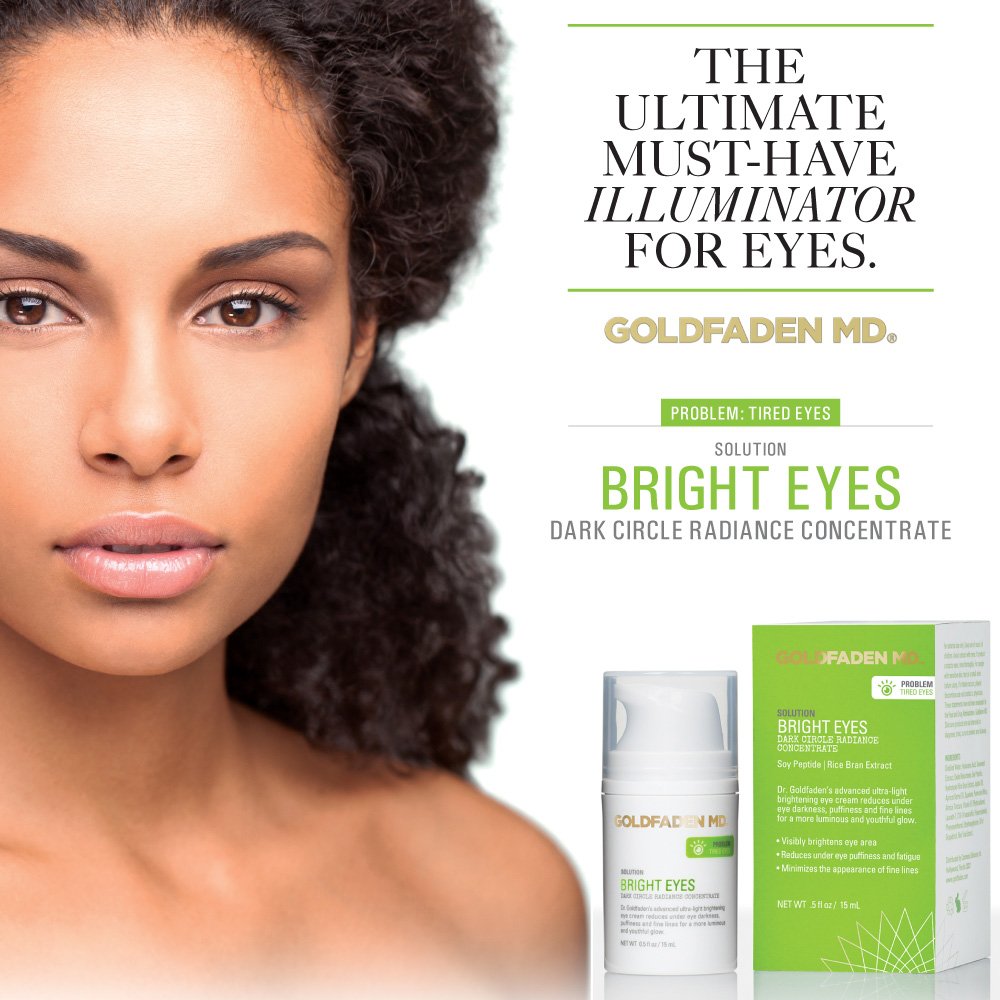 Bright Eyes Dark Circle Concentrate Brightening Eye Cream w/Soy Peptide, Rice Bran Extract & Arnica | May Reduce Under Eye Darkness, Puffiness & Fine Lines 0.5 fl. oz.