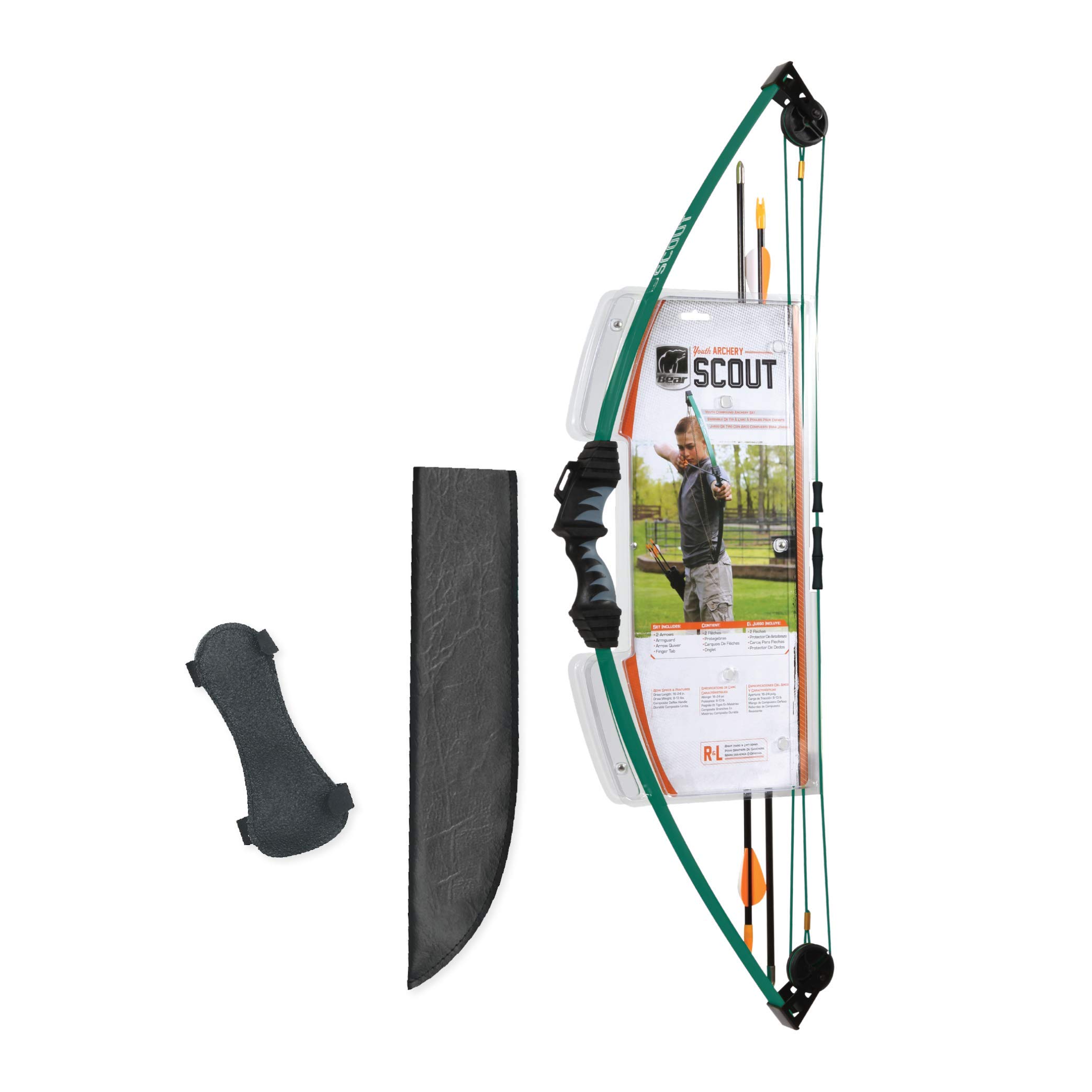Bear Archery AYS6000PL Scout Youth Bow Set, Purple