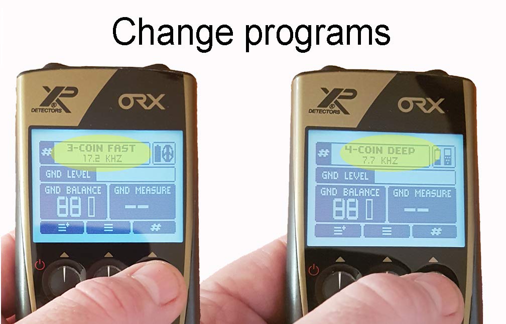 XP Metal Detectors ORX Detector - Specialized in Gold Hunting - FX02 Wired Headphones, WSAUDIO Wireless Headphones, HF Coil (9'') up to 50kHz, Remote Control and S-Telescopic Lite Stem (ORX-22FX02E)
