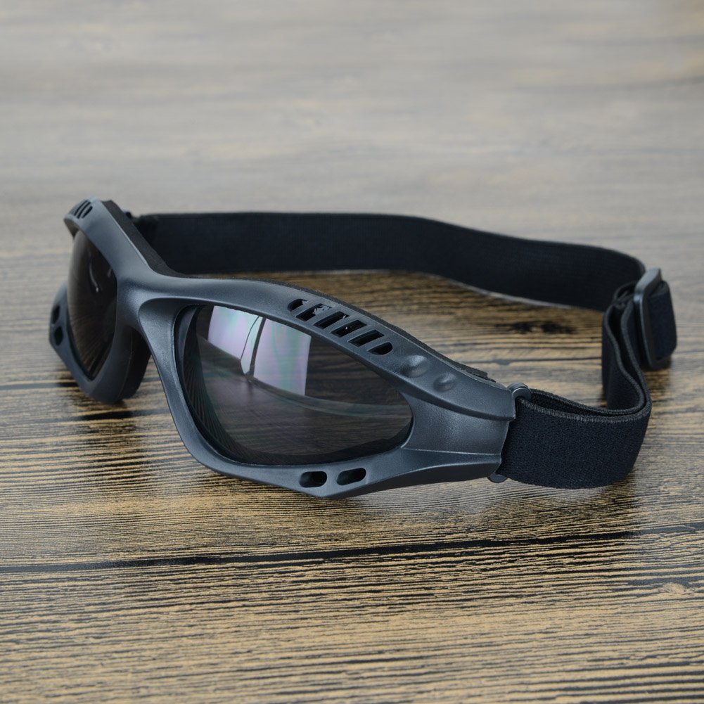 Viriber Motorcycle Goggles Bike Goggles UV Protective Outdoor Glasses Military Tactical Goggles