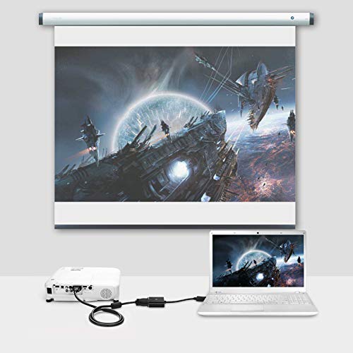 Rankie DisplayPort (DP) to VGA Adapter, Gold Plated Converter, Black