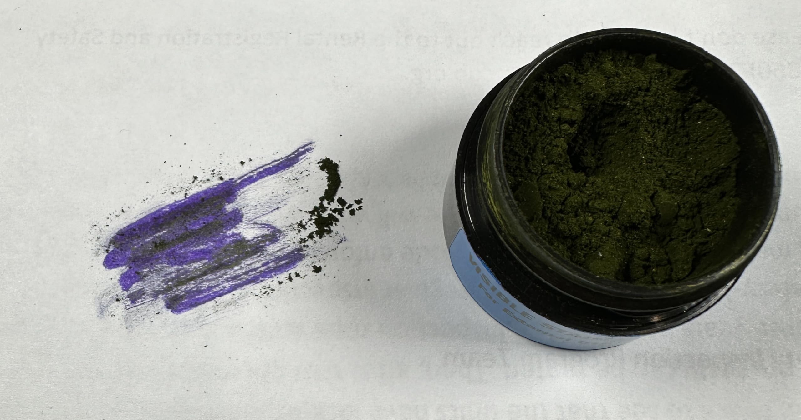 Visible Stain Theft Detection Powder for Personal Security - Purple