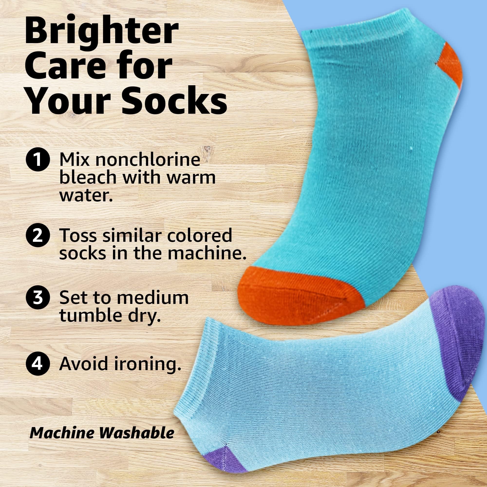 BRIGHT STAR Women Low Cut Ankle Socks(30-Pair) Athletic,Workout,Running-A#2
