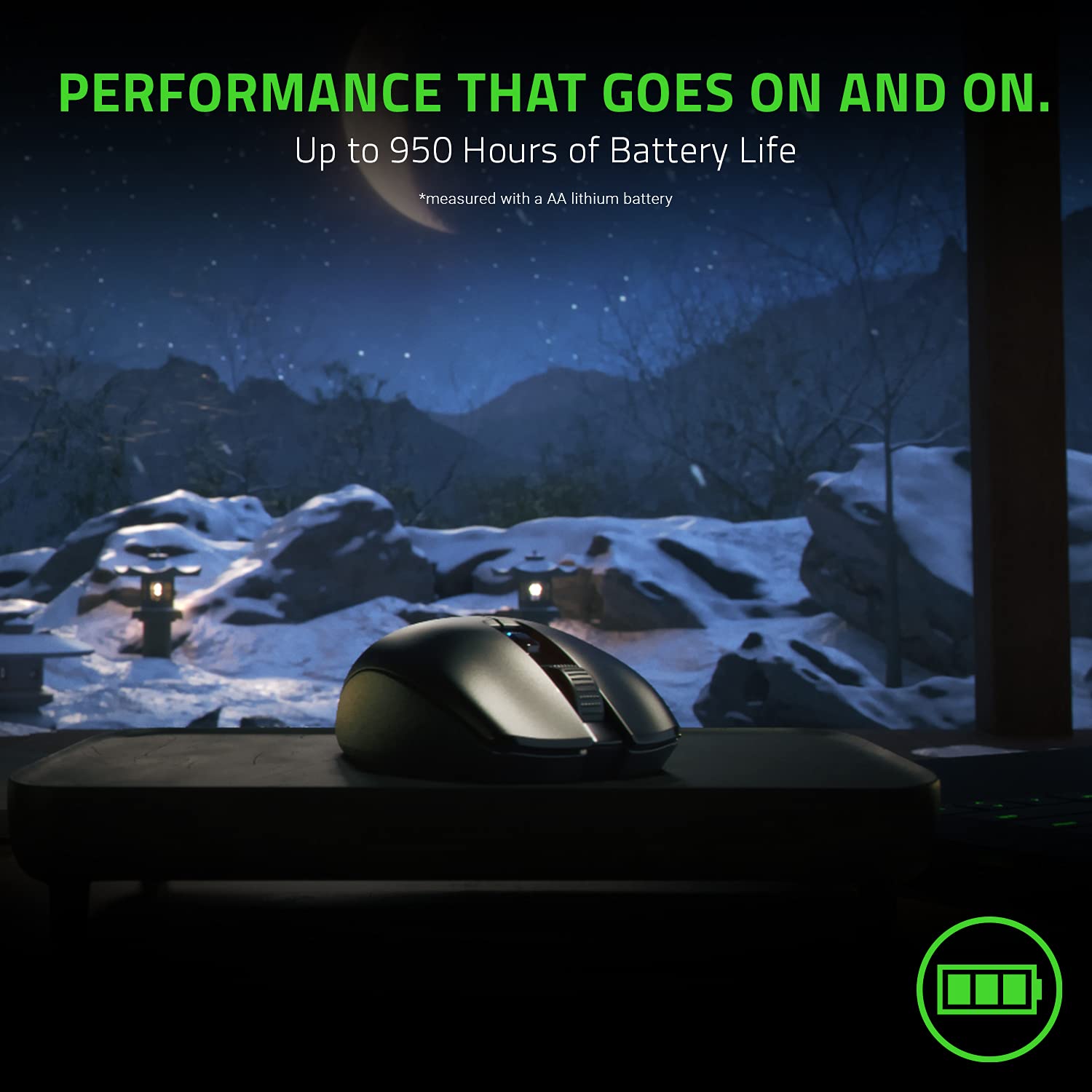 Razer Orochi V2 Mobile Wireless Gaming Mouse: Ultra Lightweight - 2 Wireless Modes - Up to 950hrs Battery Life - Mechanical Mouse Switches - 5G Advanced 18K DPI Optical Sensor - Strike Edition