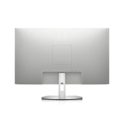 Dell S2721H 27 Inch Full HD 1080p, AMD FreeSync IPS Ultra-Thin Bezel Monitor, Built-in Speakers, Silver, Black
