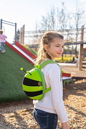 KIDDIETOTES Bumblebee Backpack for Kids, Toddlers, and Children - Perfect for Daycare, Preschool, and Pre-K