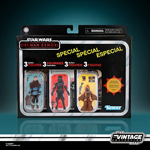 STAR WARS The Vintage Collection OBI-Wan Kenobi Multipack Toys, 3.75-Inch-Scale Action Figures, Kids 4 and Up
