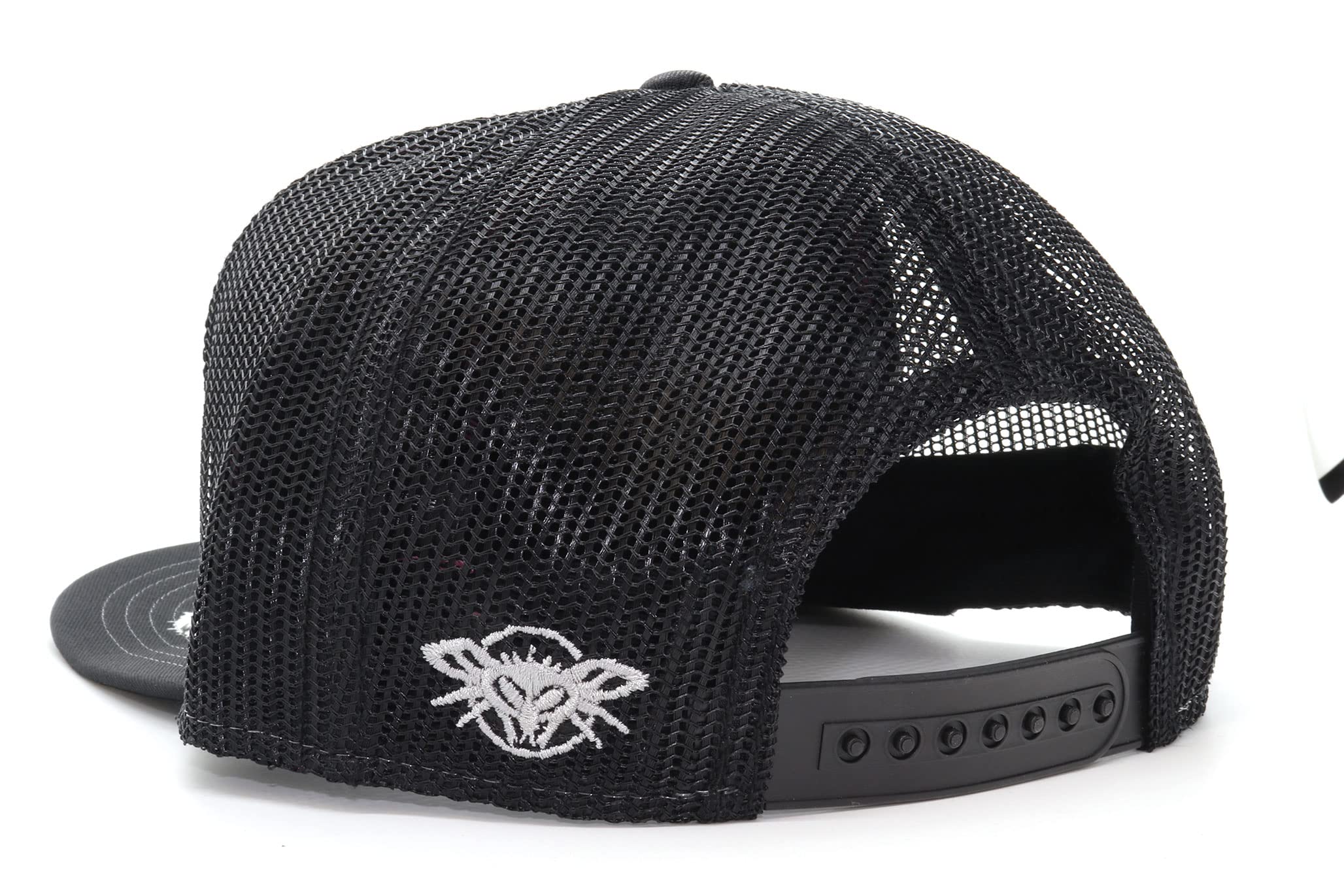 Black Flys Backyard Homie Flip-Bill Trucker Black
