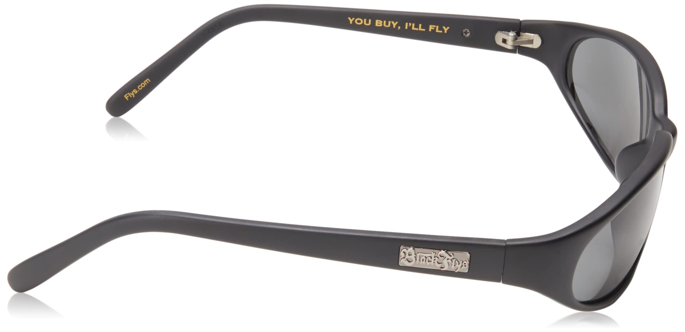 Black flys, micro fly sunglasses, matte black, 59mm