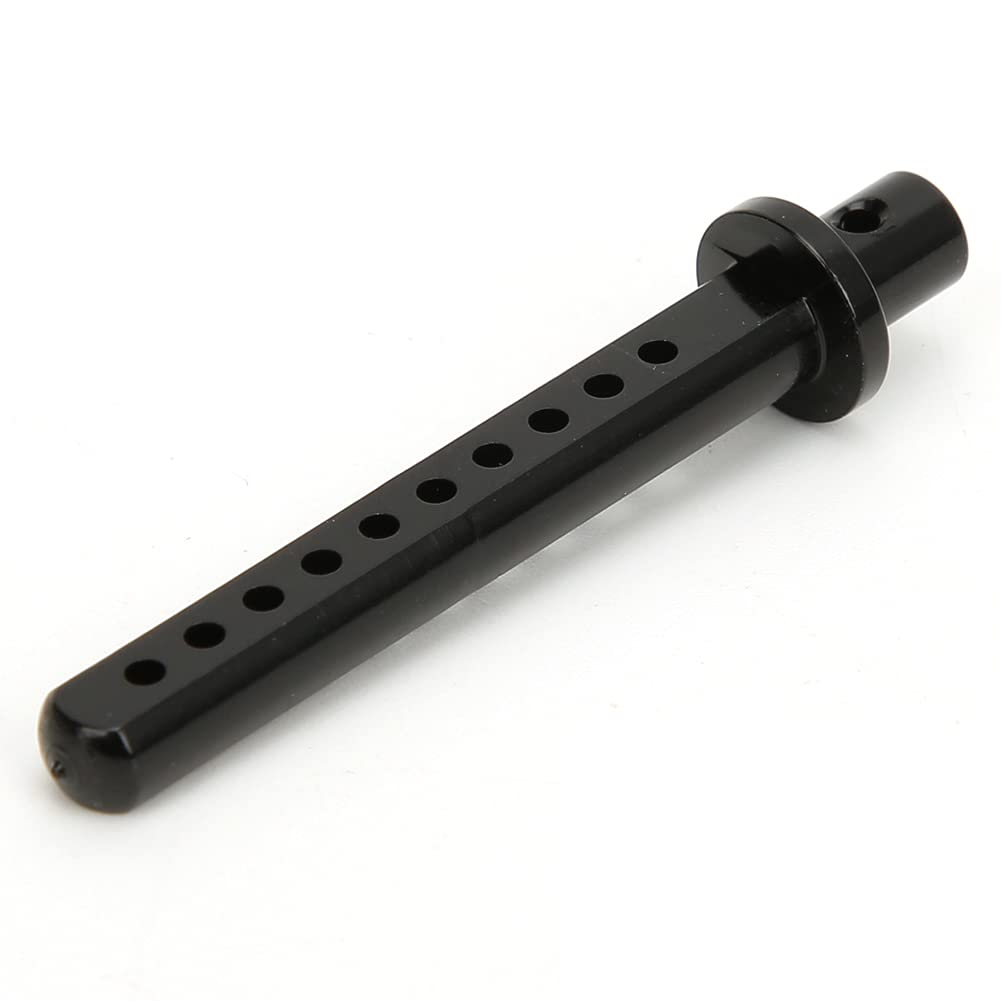 RC Car Shell Column, 4Pcs Remoted Control Model Car Accessory RC Car Shell Column Standoff Pillar with 8Pcs R Pins for SCX10 1/10 RC Crawler Kids Toy Car Upgrade Parts(Black) Car Model Accessories