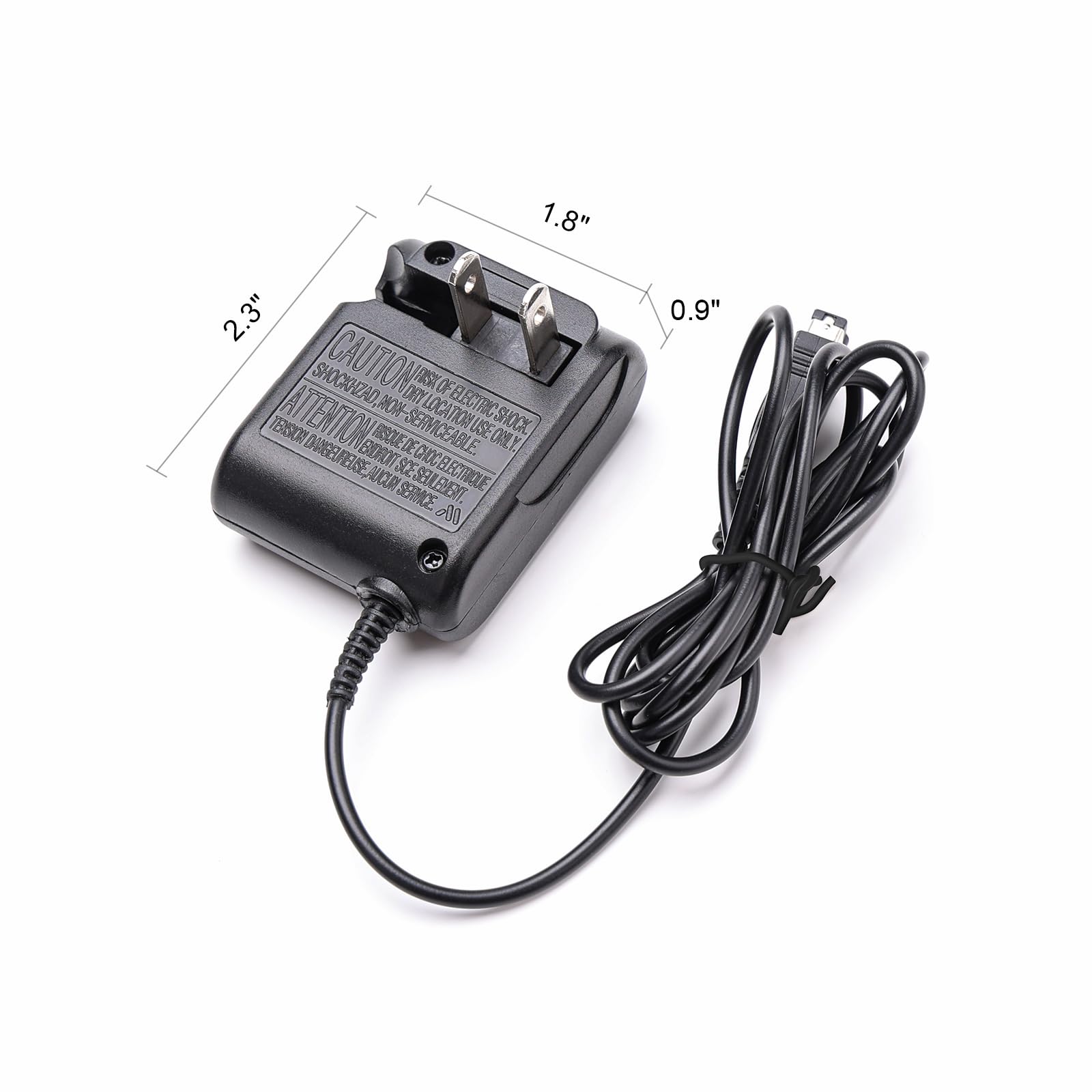 Charger for Gameboy Advance SP, AC Adapter Compatible with Nintendo DS, GBA SP Charger Wall Travel Charger Power, 5.2v 450mAh