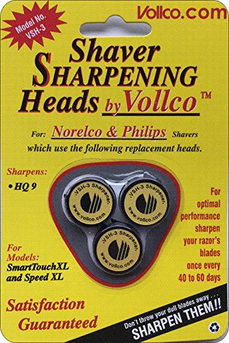 Vollco VSH-3 Cutter Sharpener Compatible with Philips/Norelco Shavers Using HQ-9 Replacement Heads