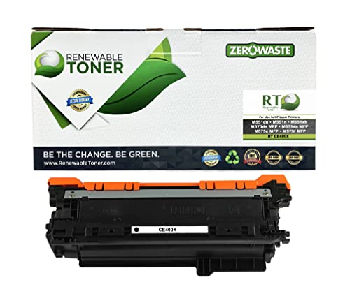 Renewable Toner Compatible Toner Cartridge Replacement for HP 507X CE400X 500 M551N M575 ( Black , 1 pk )