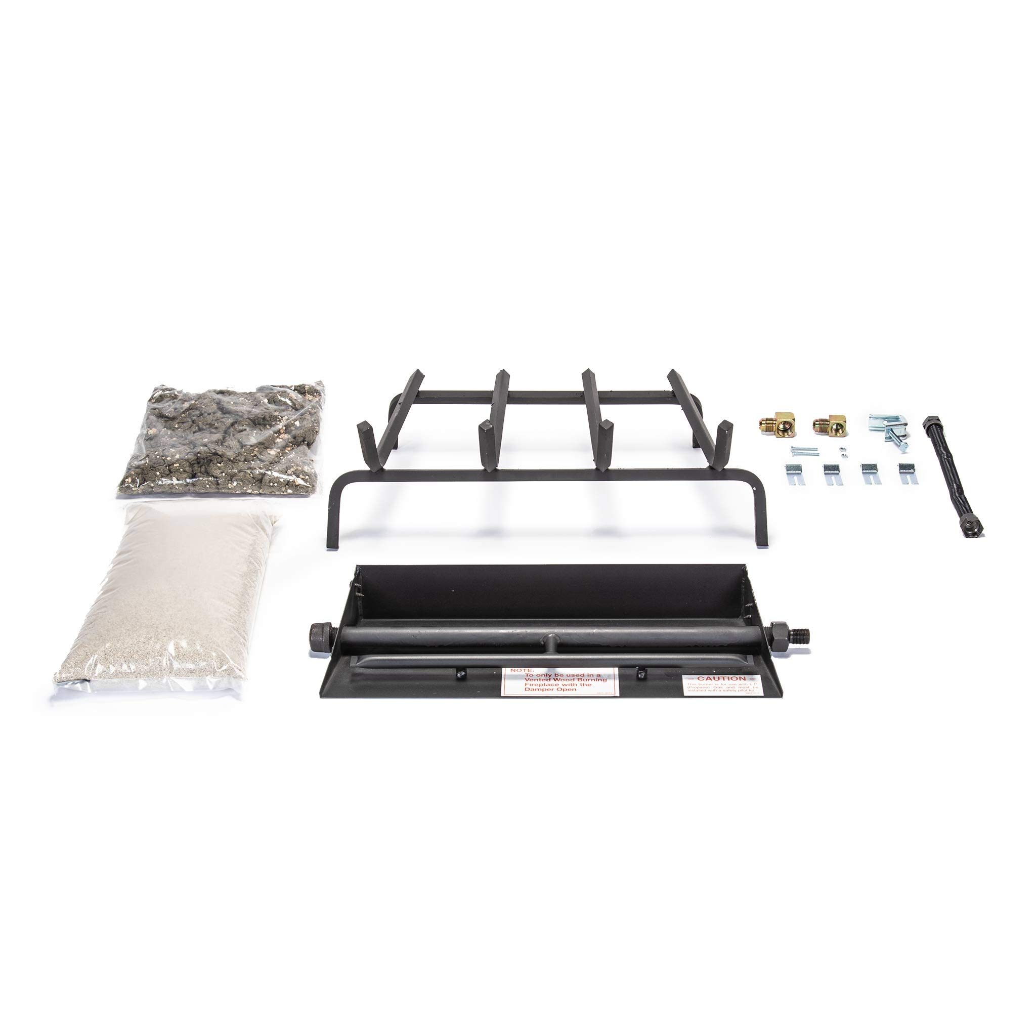 RealFyre Peterson 18" G45 Triple Burner System (NG) Natural Gas (Burner-System Only Logs Not Included)